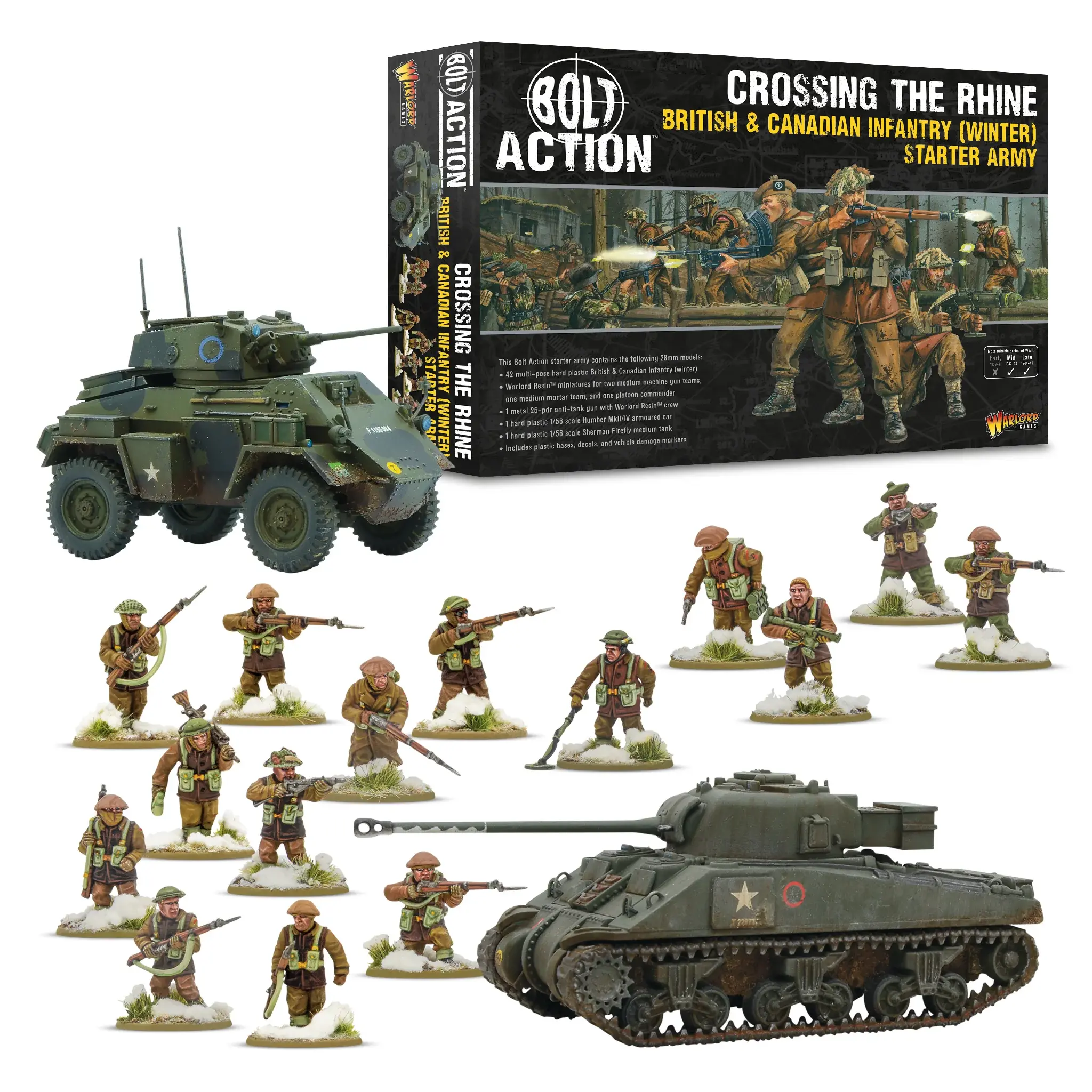 British & Canadian Infantry (Winter) Starter Army "Crossing The Rhine ...
