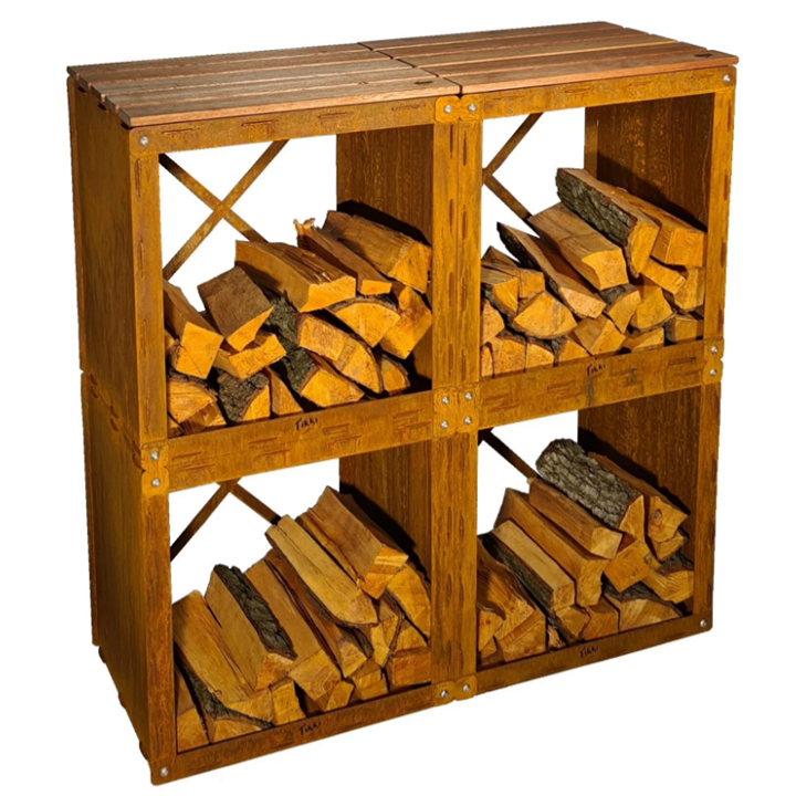 Fikki Wood Storage Cabinet - Vuur & Rook