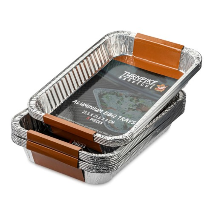 Turnpike BBQ Aluminum Drip Pan 5 pieces - Vuur & Rook