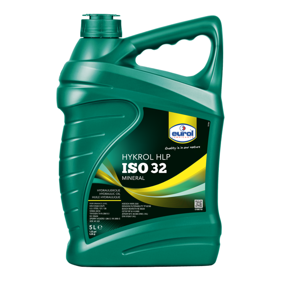 Eurol Hykrol HLP ISO 32 - Hydrauliek olie, 5 lt - Olievoordeelshop.nl