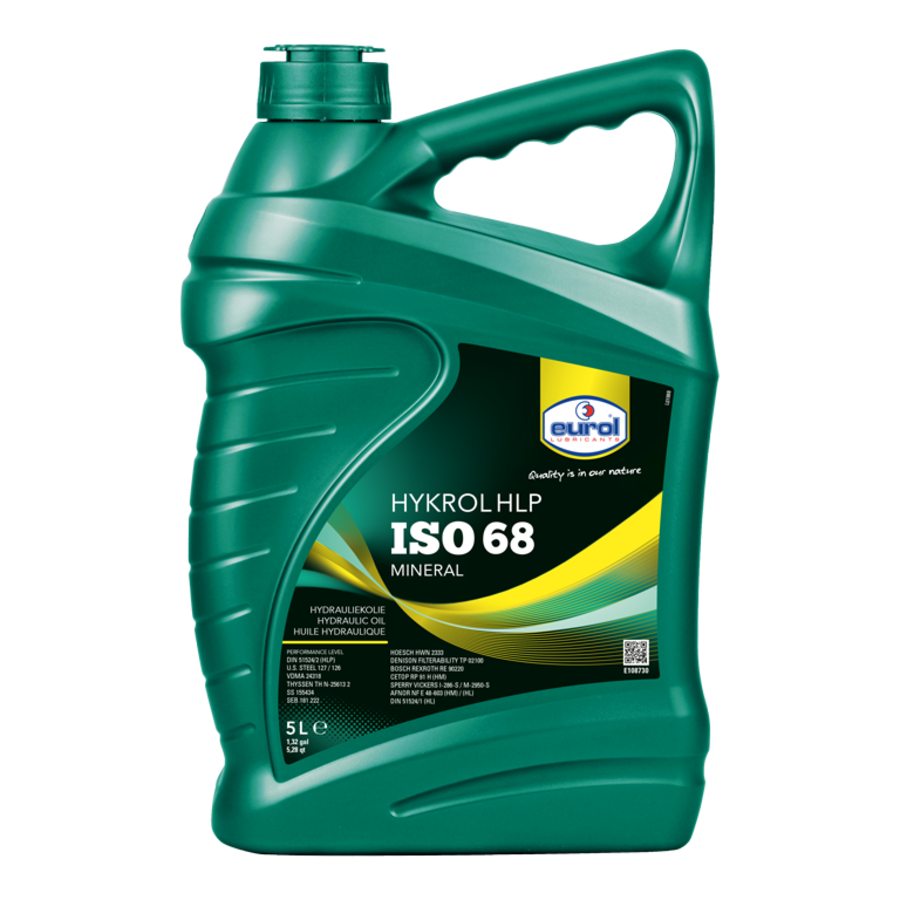Eurol Hykrol HLP ISO 68 - Hydrauliek olie, 5 lt - Olievoordeelshop.nl
