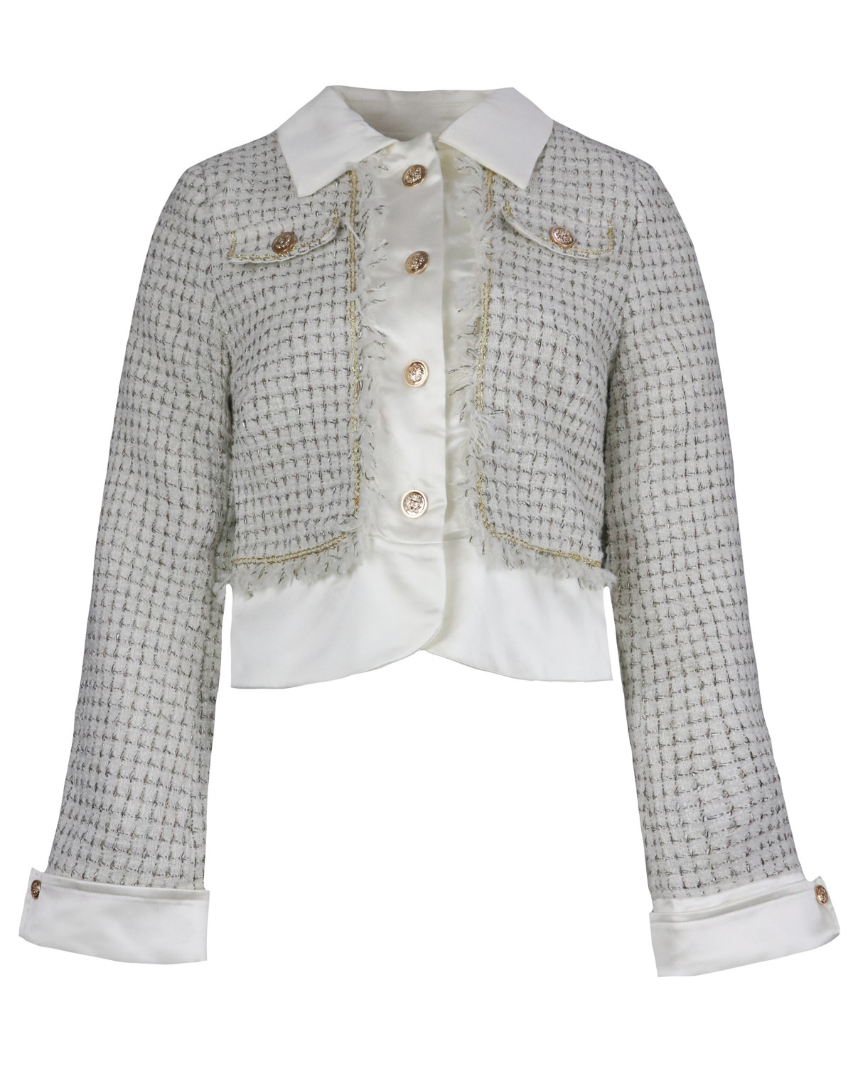 Celine tweed jacket beige - jaimymode.nl