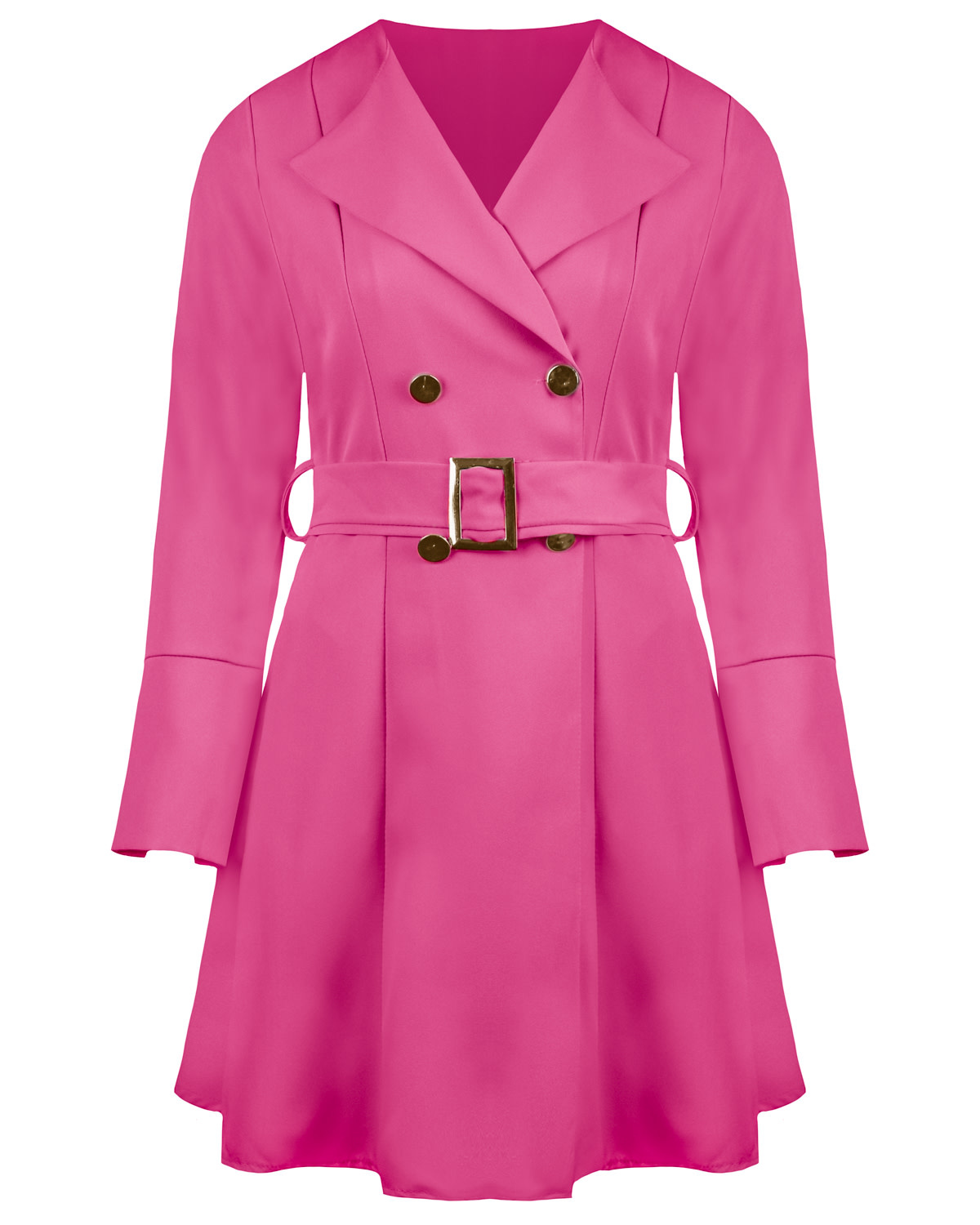 Skylar long blazer fuchsia - jaimymode.nl