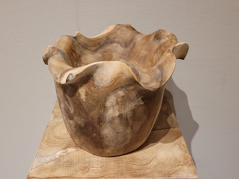 Teak wortelhout vaas
