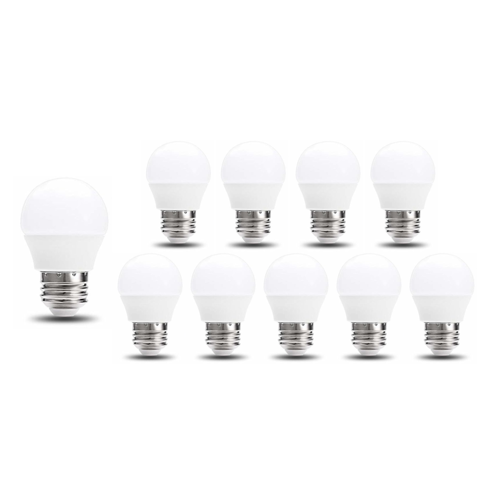 Voordeelpak 10 stuks - E27 LED lamp - 6W vervangt 48W - G45 - Ledlichtdiscounter.nl