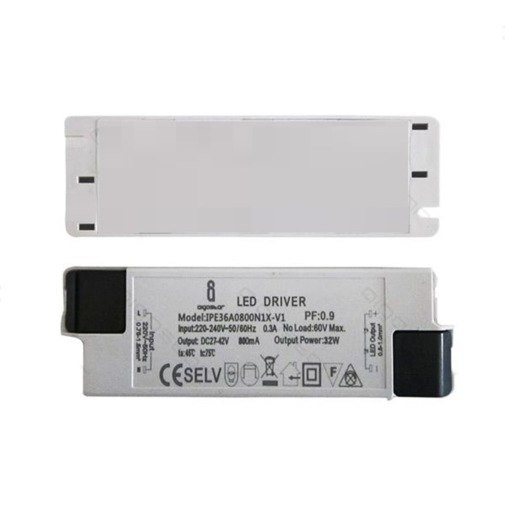 Ledvion LED driver 32W – flikkervrij – 800 mA – 27–42V – voor LED pane ...
