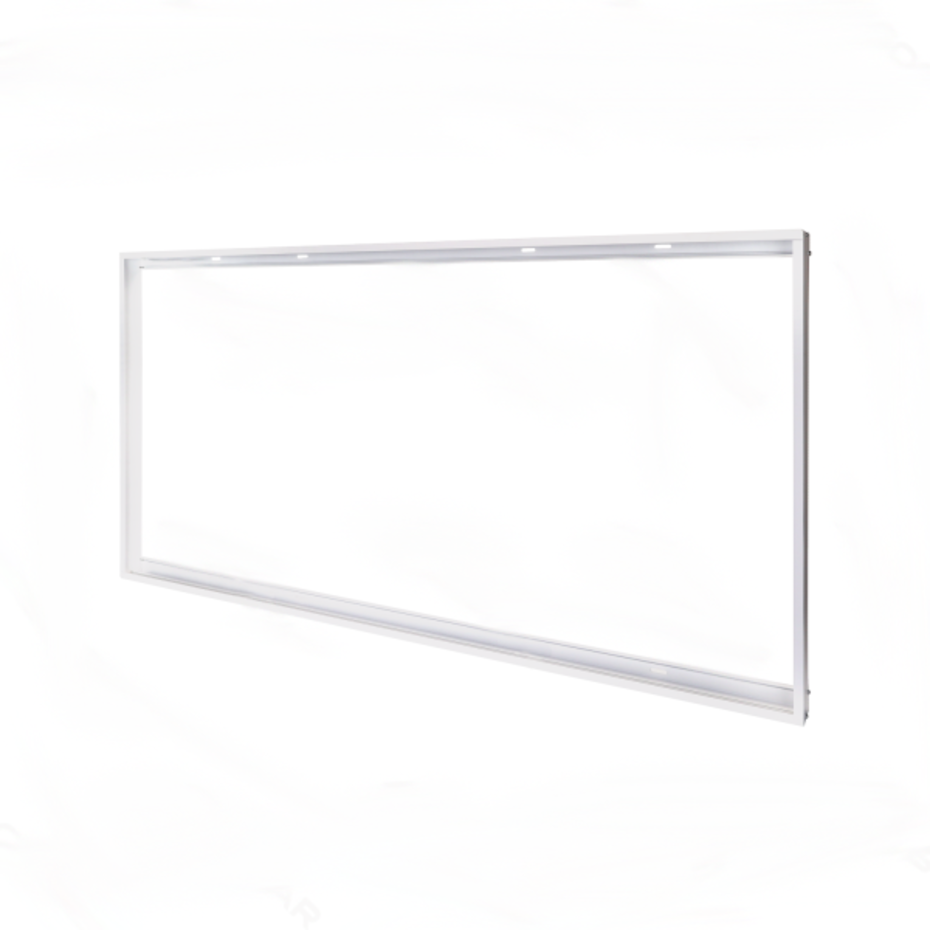 LED paneel opbouw aluminium - wit - 120x60 frame systeem - 5cm hoog ...