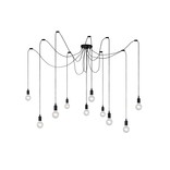 Lucide FIX MULTIPLE - Hanglamp - 10xE27 - Zwart - Ledlichtdiscounter.nl