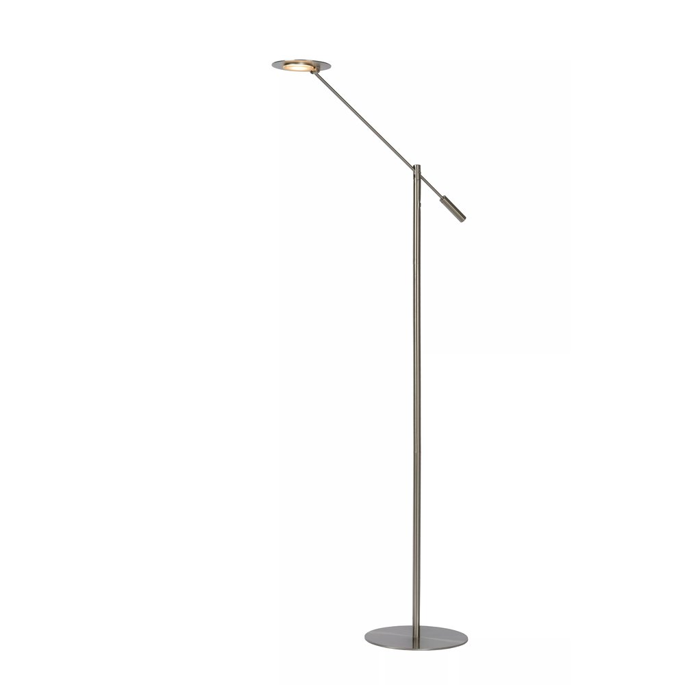 LED Leeslamp ANSELMO - 9W - 3000K warm wit licht - Ø25cm - Mat chroom ...