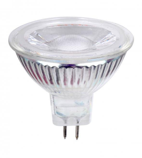 LED Spot GU5.3 MR16 - 3W - 2700K warm wit licht - Dimbaar - Glazen ...