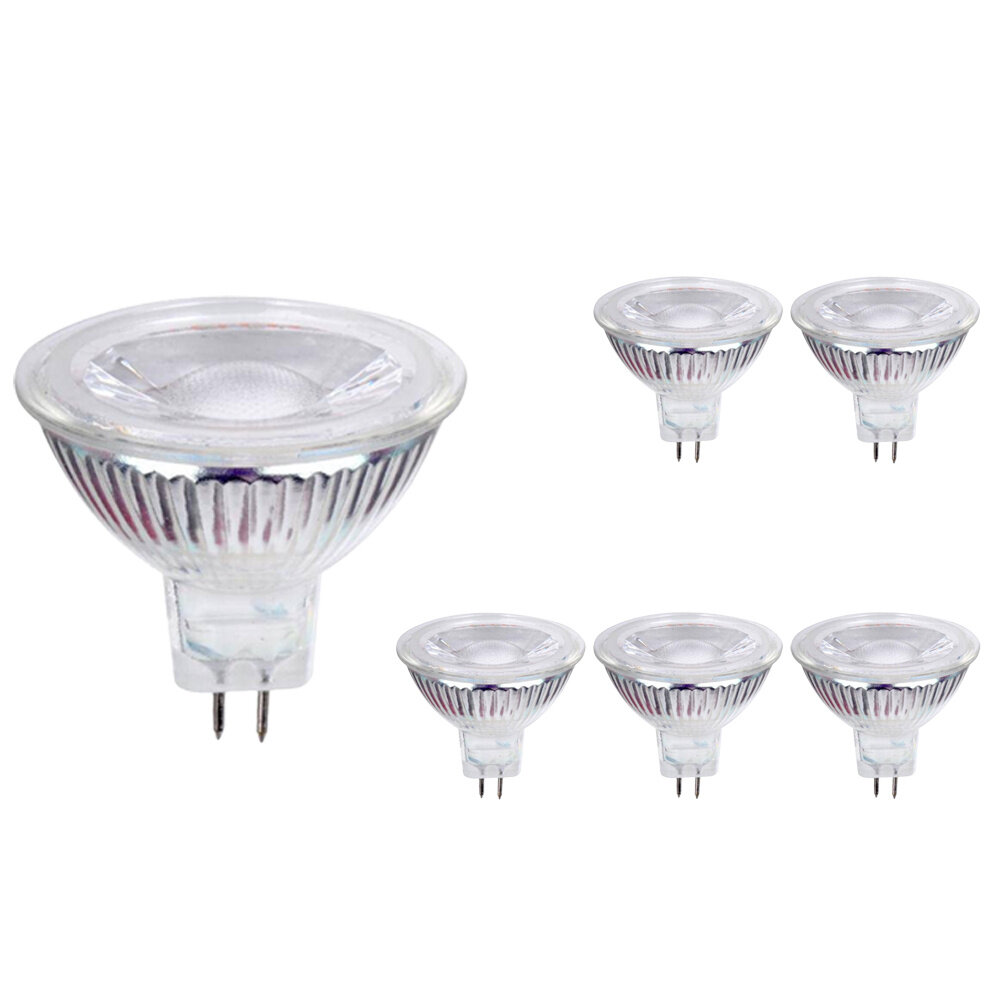 Set van 6 LED Spot Dimbaar - GU5.3 MR16 - 6W - 2700K warm wit licht ...