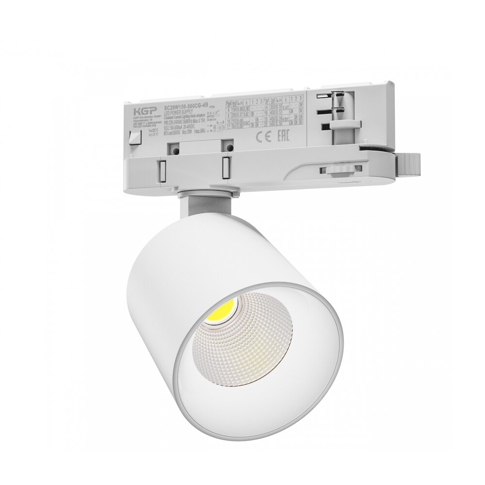 3-Fase LED Railspot Artemida Mini - 3000K - 6-20W DIP Switch dimbaar ...