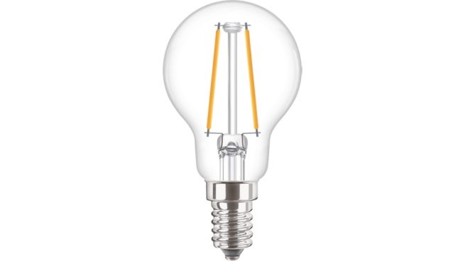 Philips CorePro LED luster ND 2-25W 827 E14 P45 helder glas ...