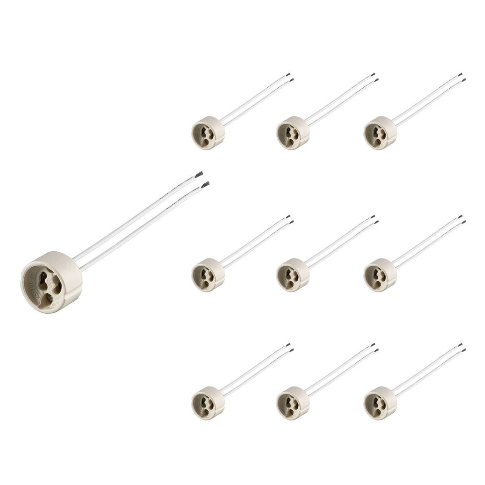 Voordeelpak 10 stuks GU10 fittingen keramisch - Ledlichtdiscounter.nl