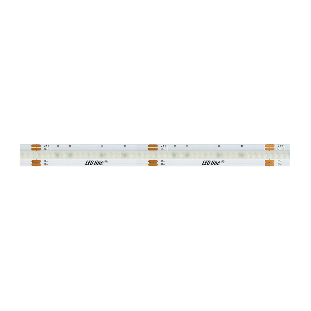 LED line® Strip COB 420 chips/m 24V RGB 9W - Ledlichtdiscounter.nl