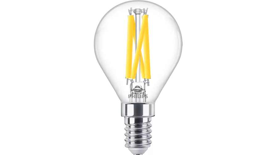 LED Filament Helder Glas - P45 Kogellamp - E14 fitting - 5.9W 806lm - Ledlichtdiscounter.nl