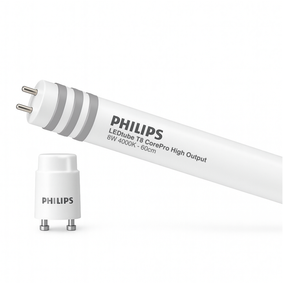 LED Buis T8 CorePro (UN) High Output 8W 900lm - 840 Koel Wit | 60cm ...