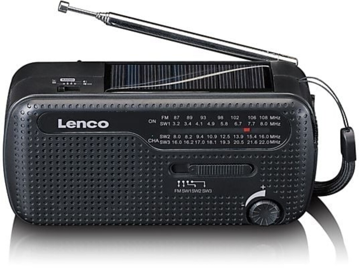 Noodradio met lamp en powerbank handmatig op te laden ...