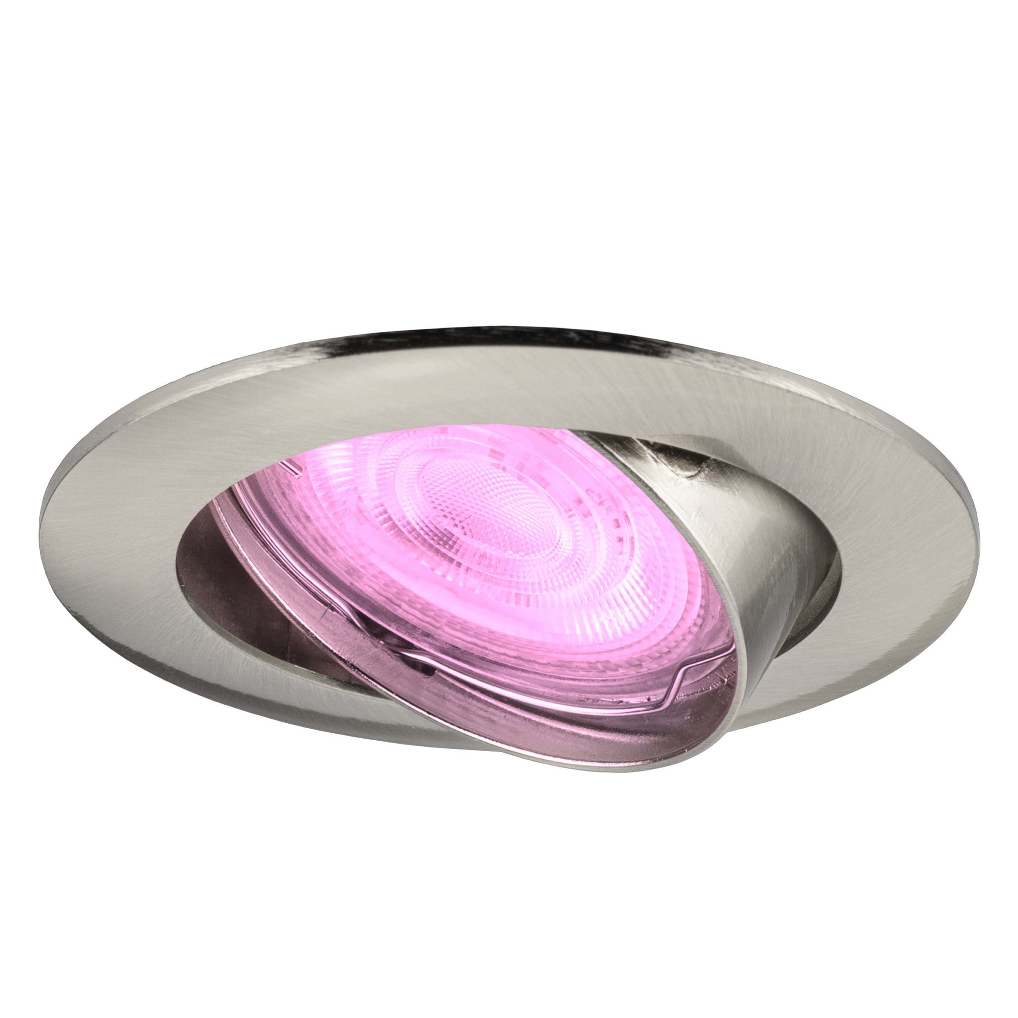 Smart LED inbouwspot RVS - Amsterdam - Smart WiFi - Dimbaar - RGB+CCT ...