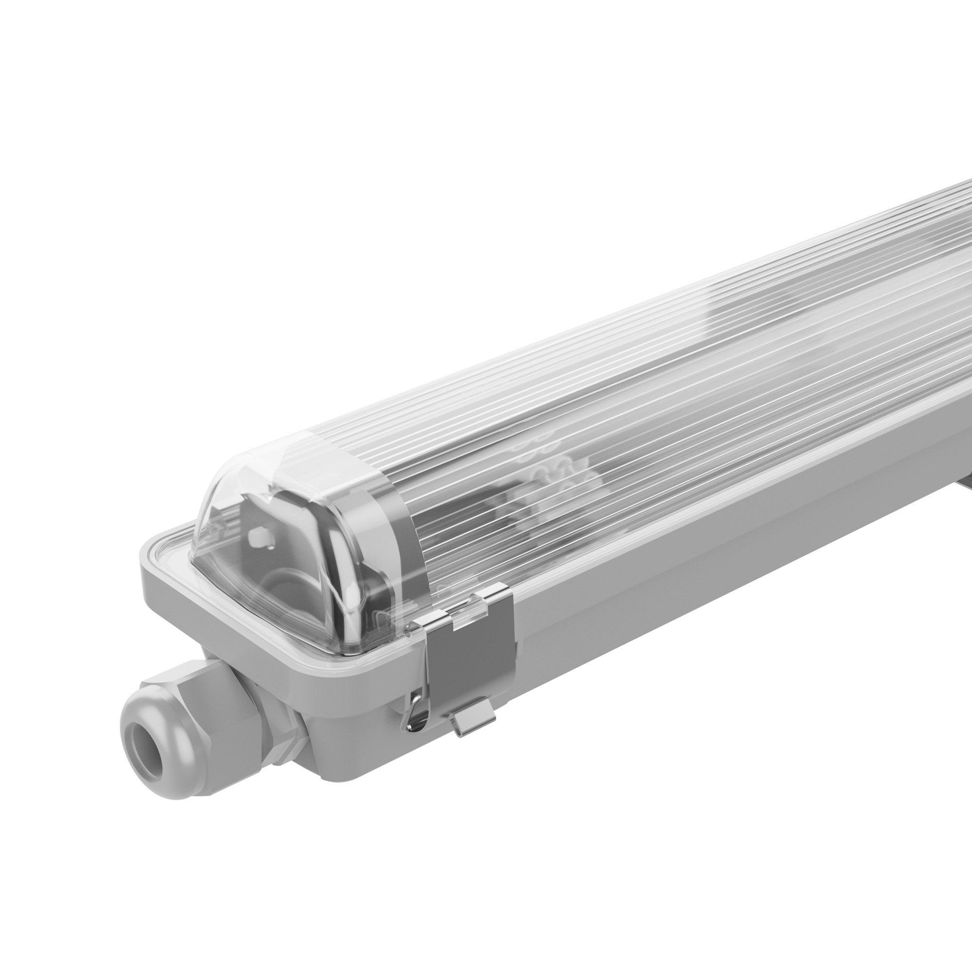 LED TL Armatuur 60CM - IP65 - RVS Clips - Lightexpert.nl