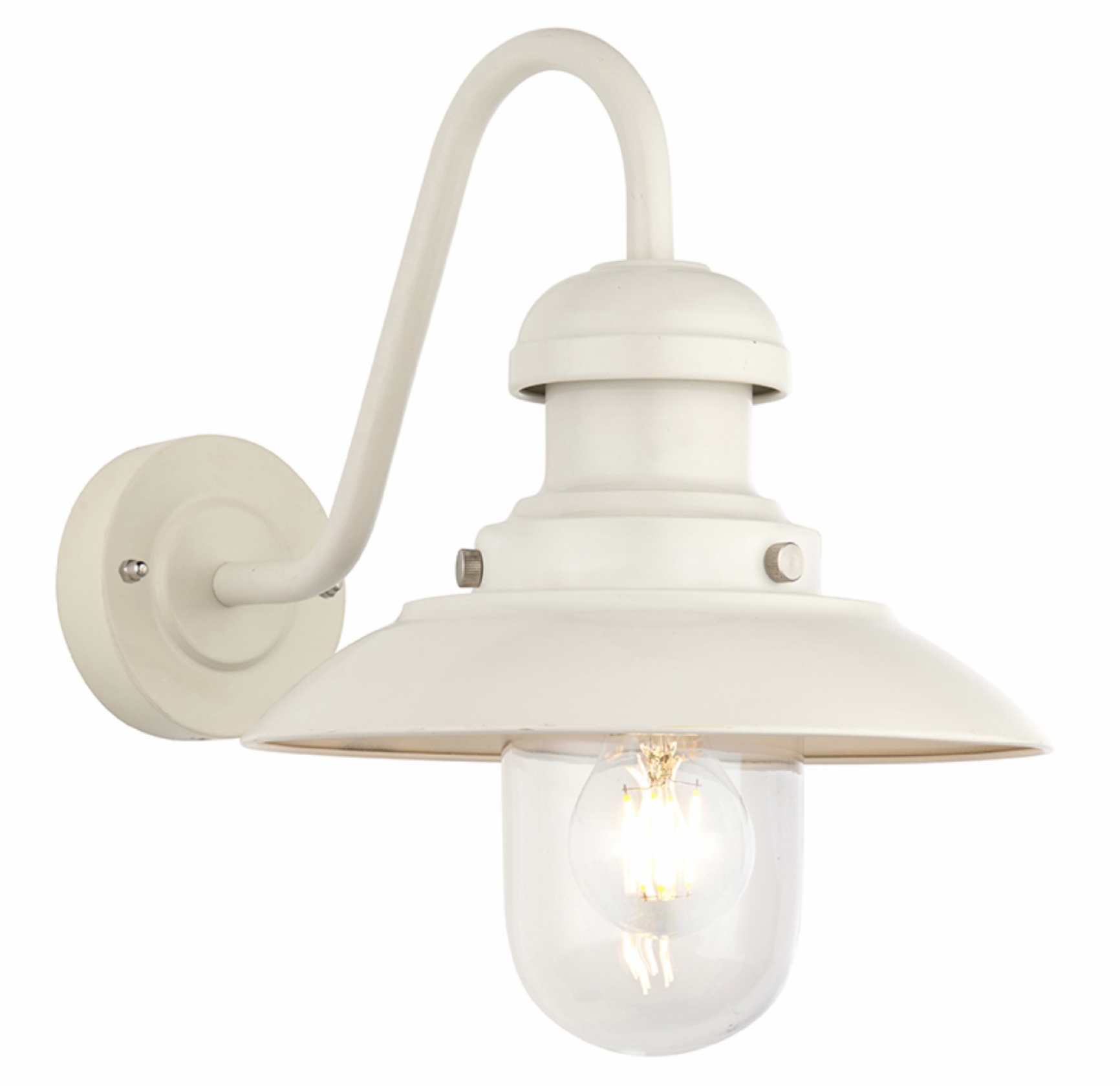 Hereford - Vintage Cream Outdoor Wall Light - Lightbox