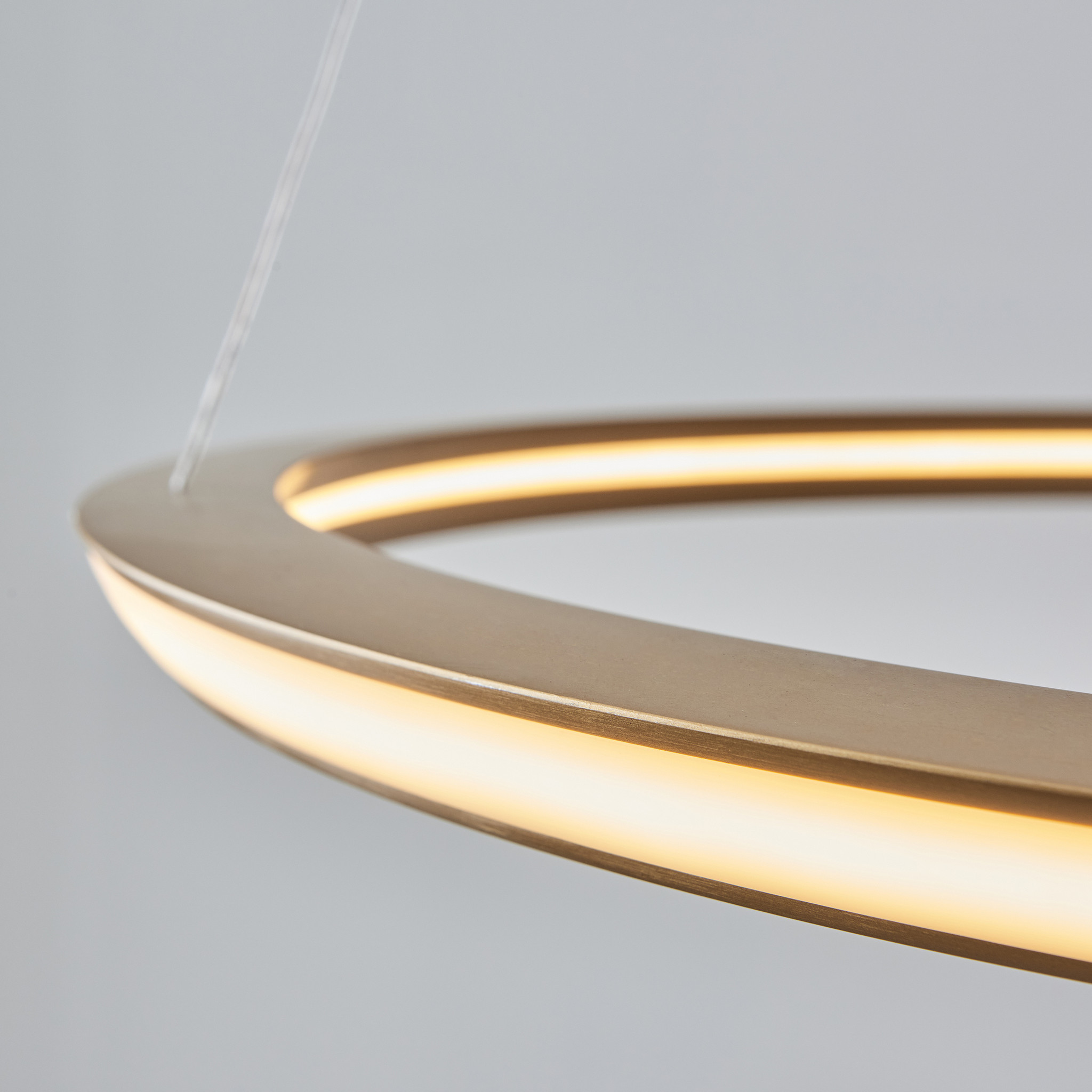Volution - LED Gold Ring Pendant Light - Lightbox