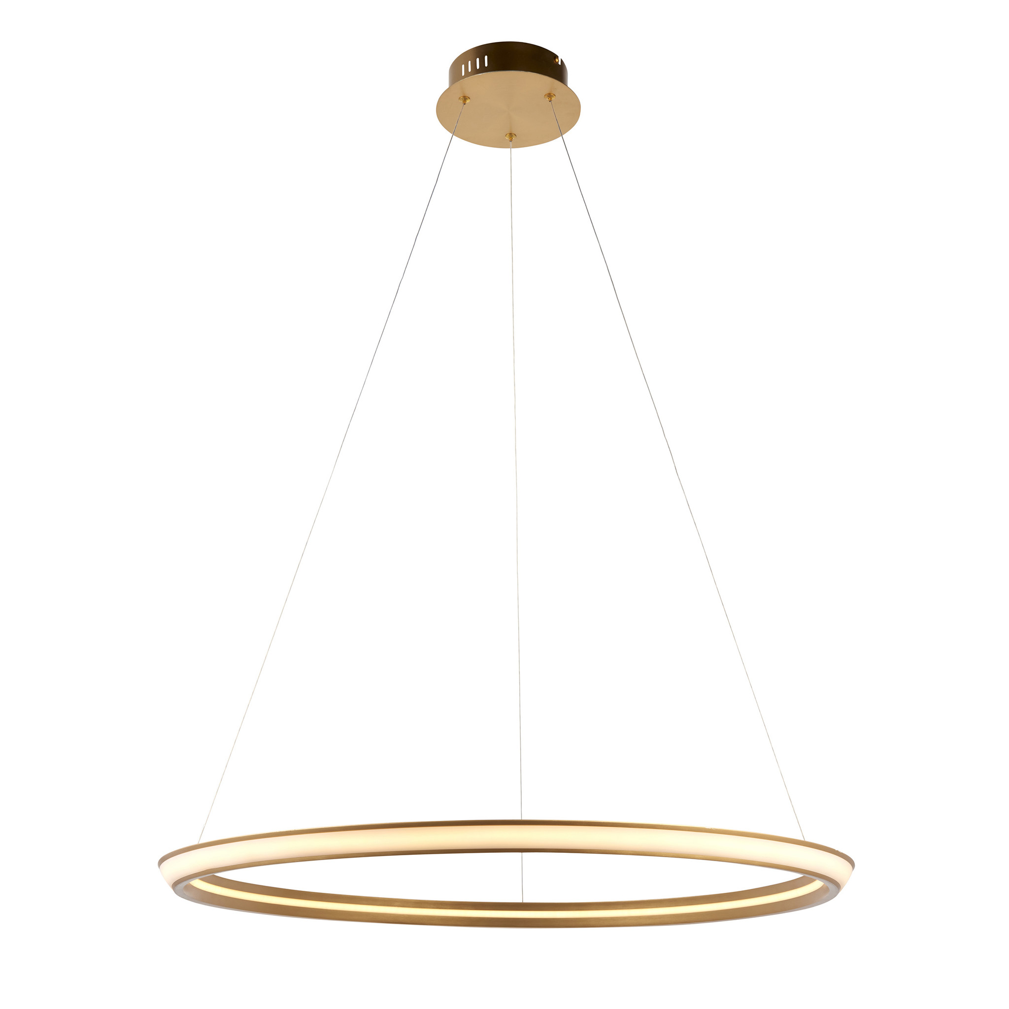 Volution - LED Gold Ring Pendant Light - Lightbox