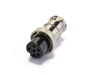 6-polige CB DIN Stekker - Vrouwelijk - Kabelmontage - Botselec.nl