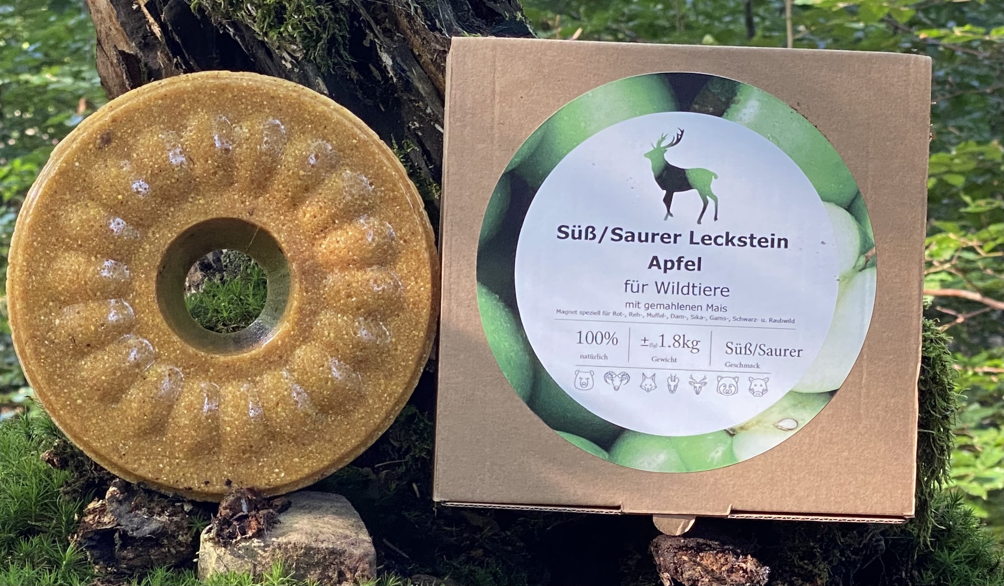 Wildlutscher Leckstein süß/sauer Apfel - Euregiohunt