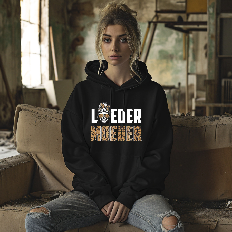 Loeder moeder hoodie - Traktatiecorner.nl