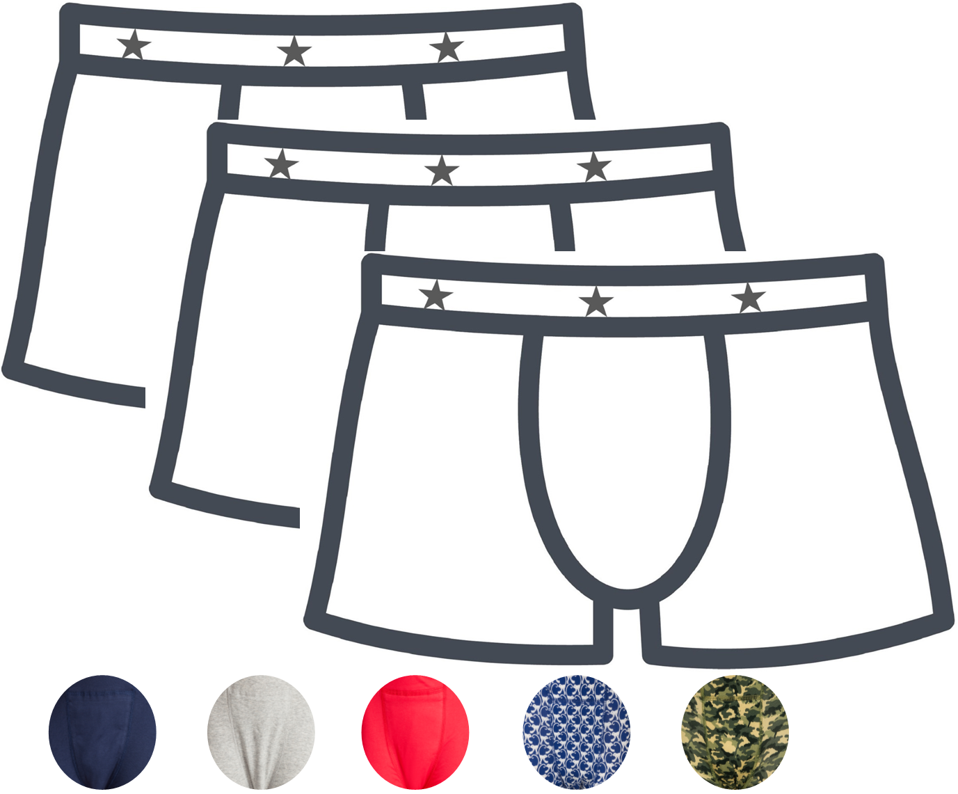 UnderWunder boxer jongens | 5 Kleuren | Absorberend | Urifoon - Urifoon