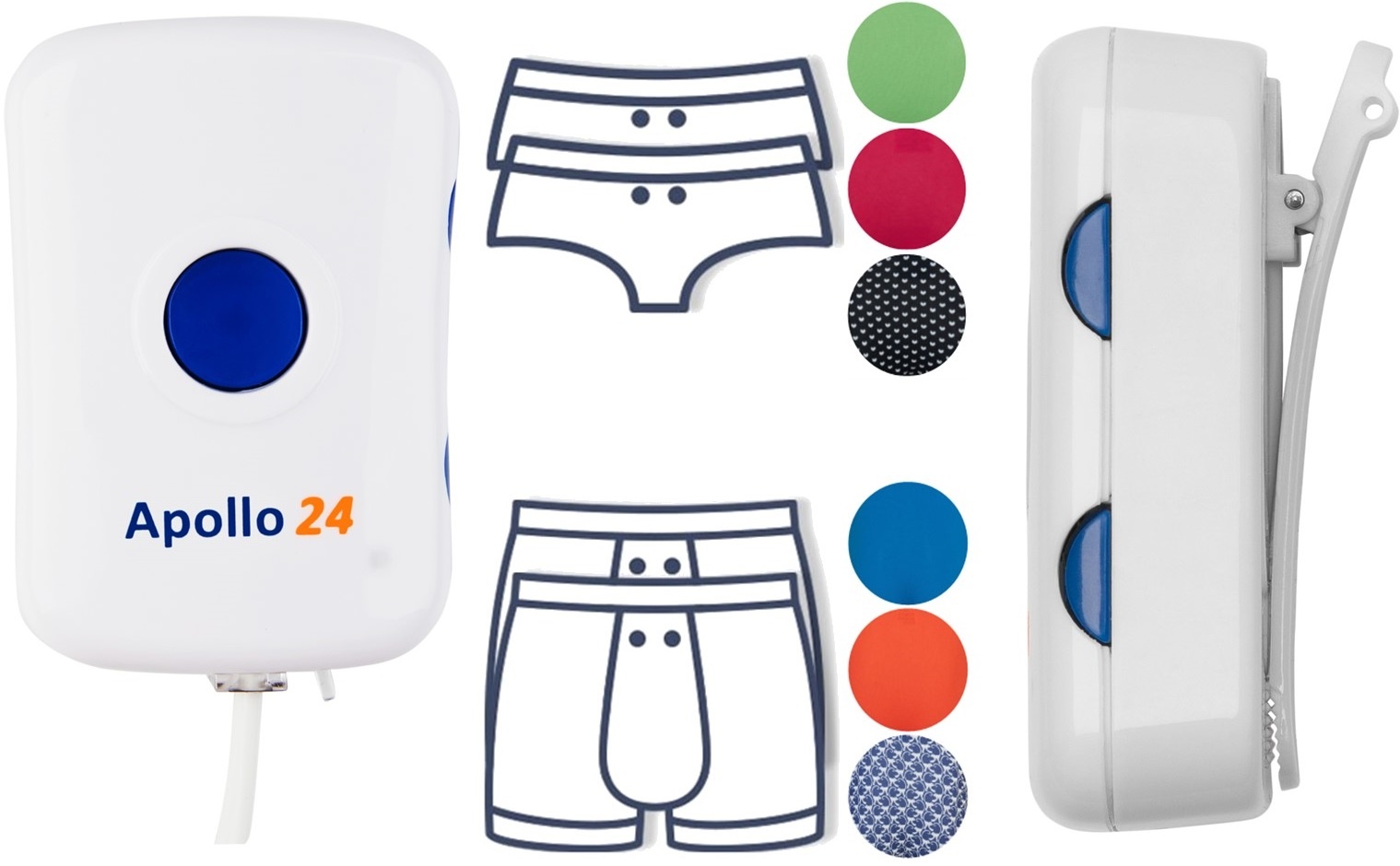 The smallest and most lightweight alarm against wetting pants - Urifoon