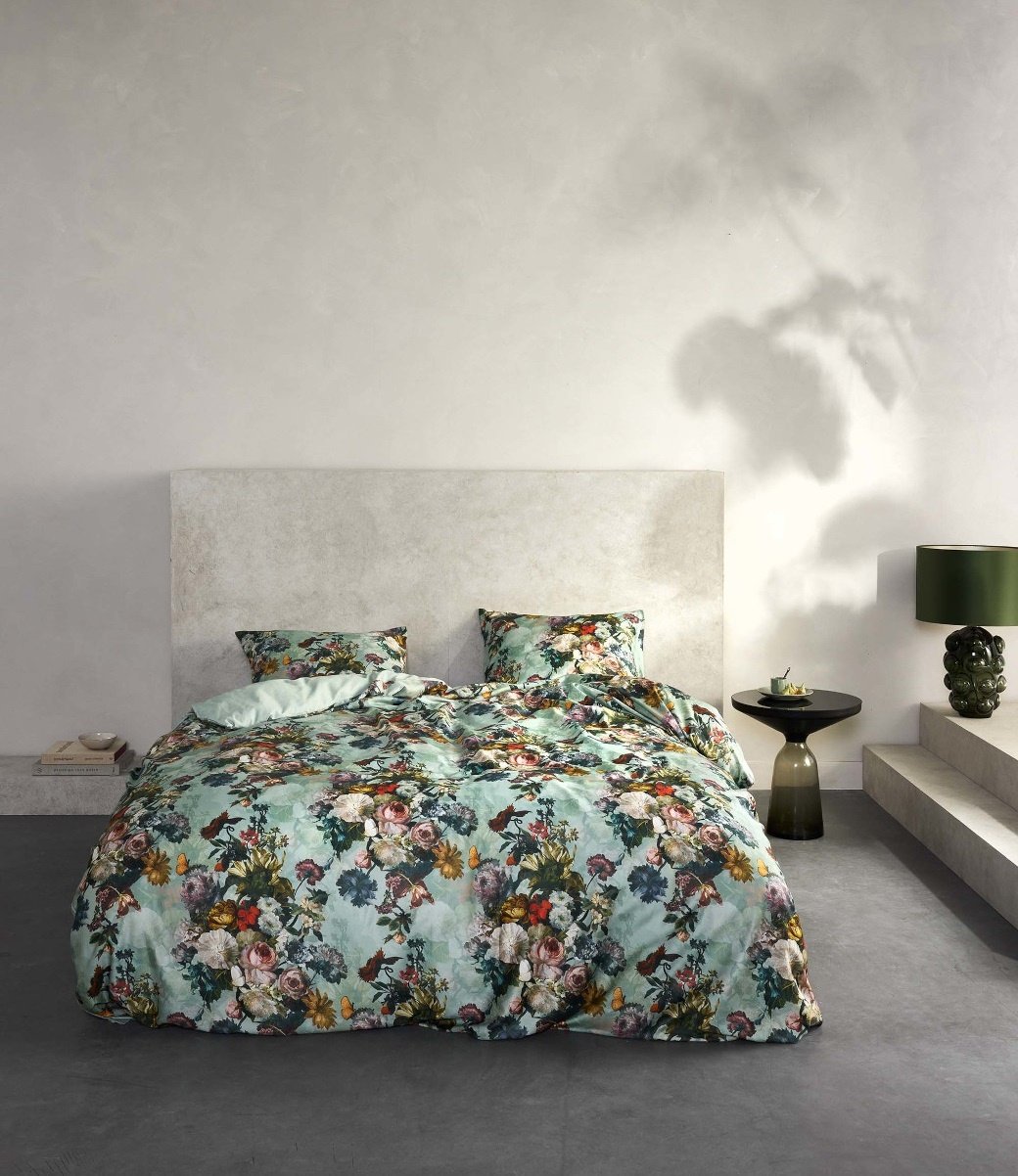 Overtrek Karli Mineral Green| Lits Jum - Dekbedovertrekken & Zo