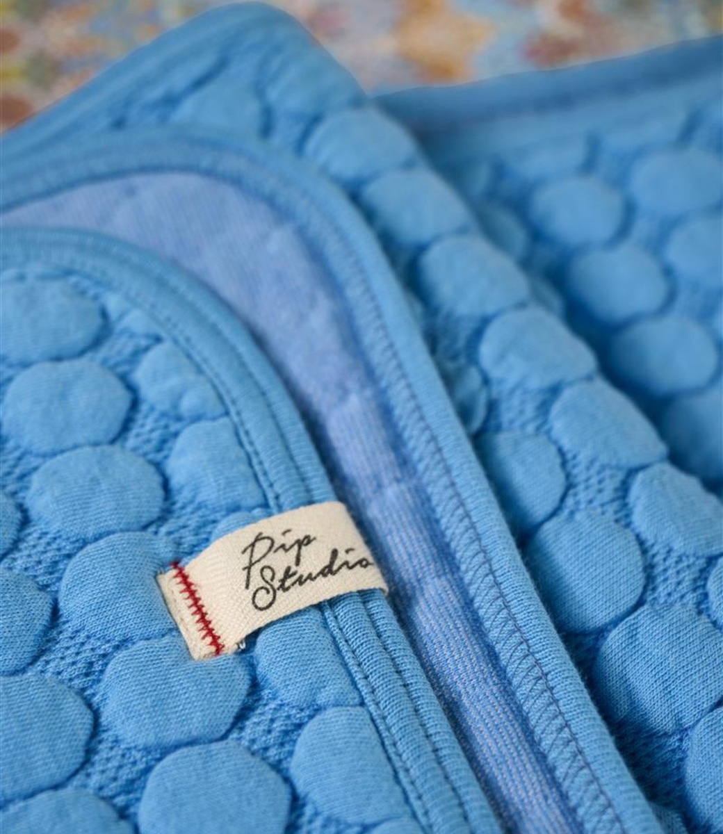 Sprei Fill in the Dots Blauw - Dekbedovertrekken & Zo