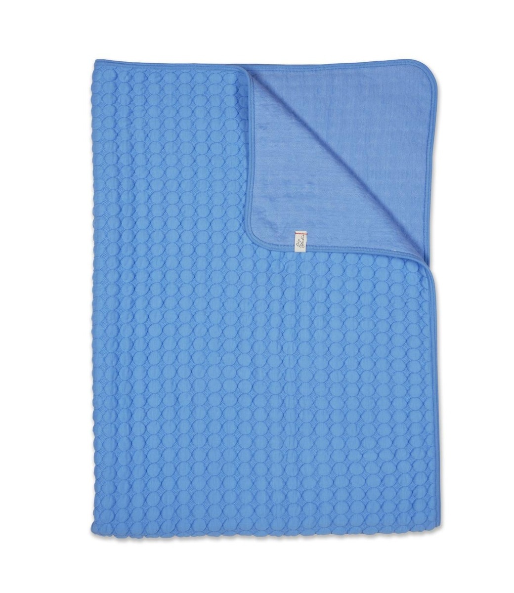 Sprei Fill in the Dots Blauw - Dekbedovertrekken & Zo