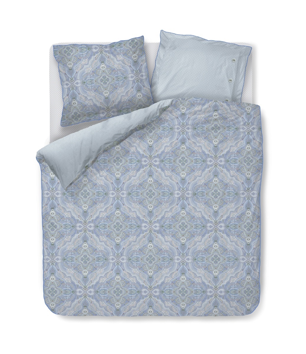 Dekbedovertrek Moonflower Light Blue - Dekbedovertrekken & Zo