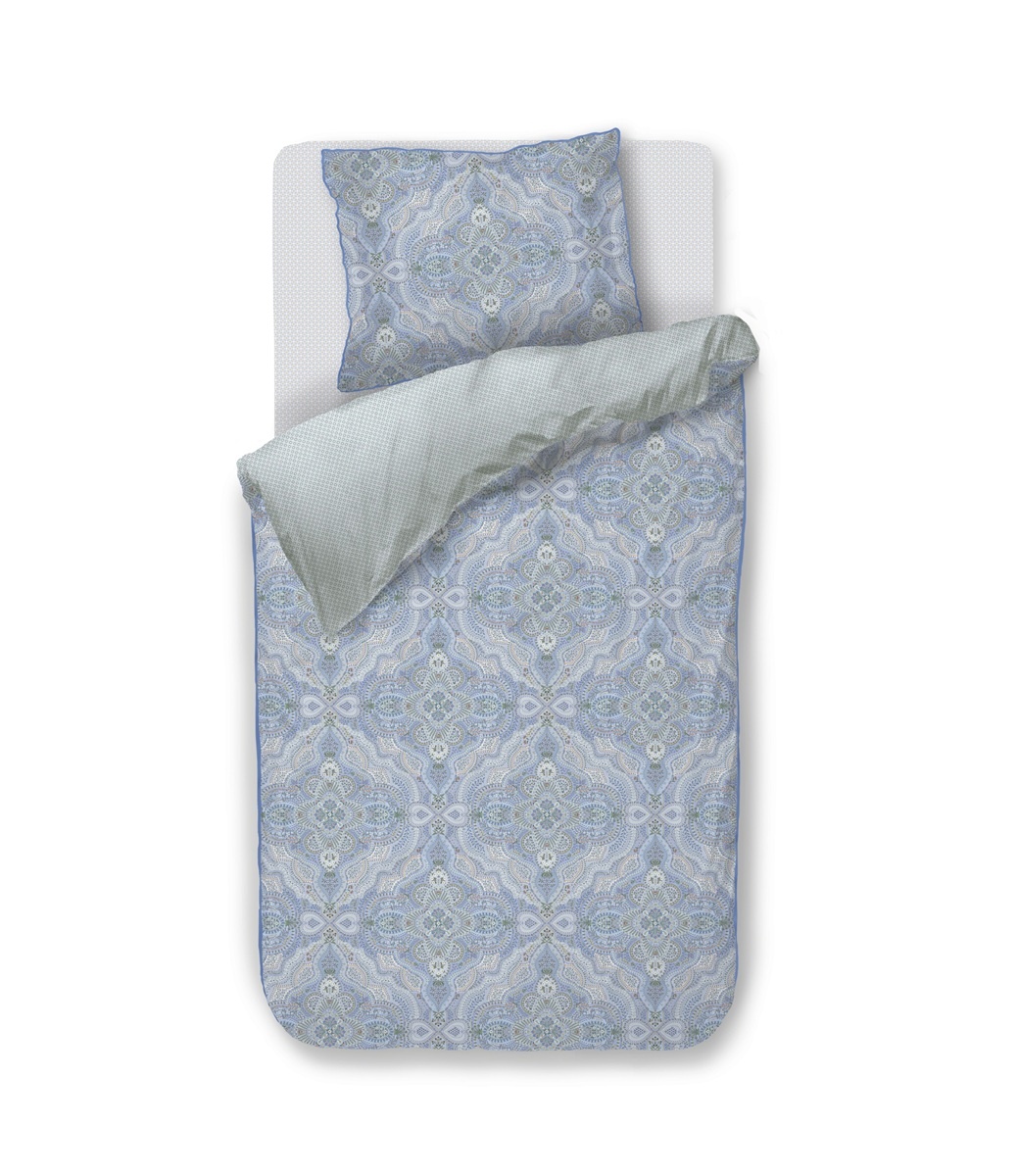 Dekbedovertrek Moonflower Light Blue - Dekbedovertrekken & Zo