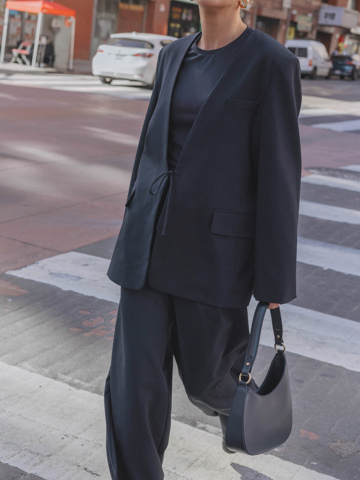 Les Soeurs Longsleeve mesh Loes Navy | Les Soeurs