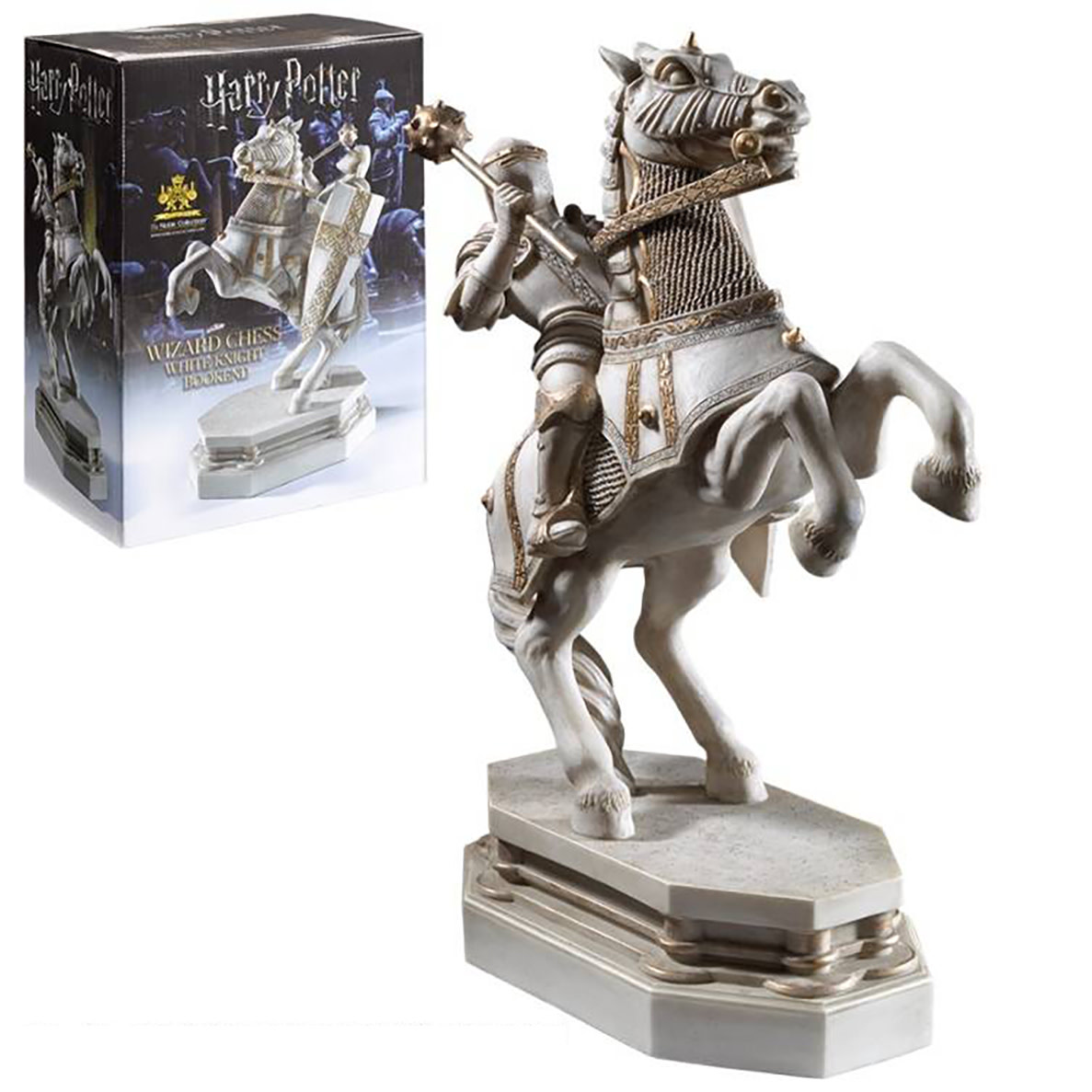 Harry Potter: Wizard Chess Knight Bookend - White - Fans