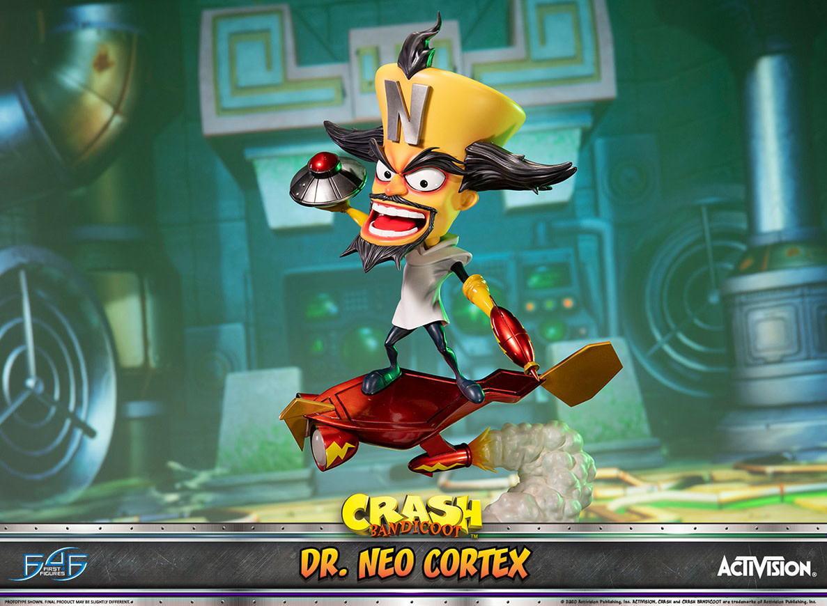 Crash Bandicoot 3: Dr. Neo Cortex 21.5 inch Statue - Fans