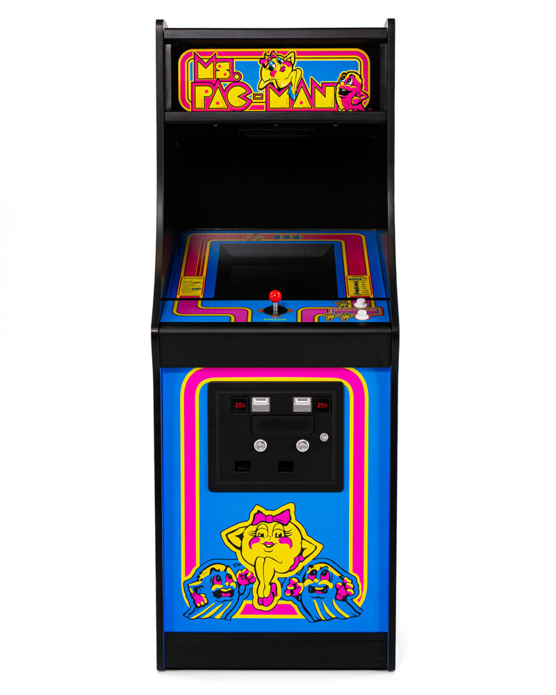 Quarter Arcade: Ms. Pac-Man - 1/4 Scale Arcade Cabinet - Fans