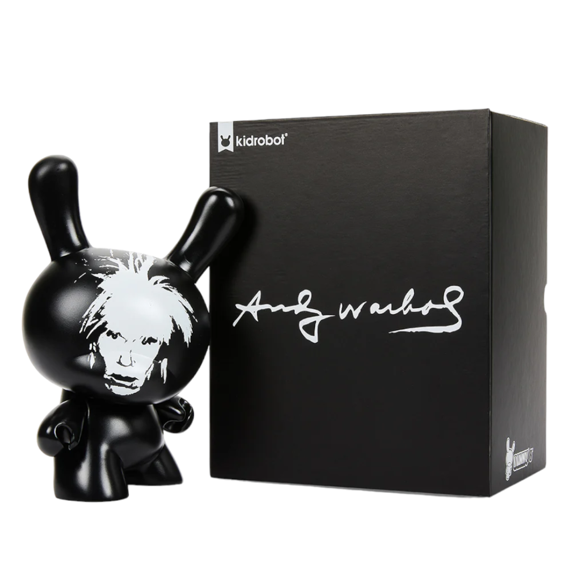 Andy Warhol: Fright Wig Self-Portrait Monochrome Edition 8 inch Dunny ...