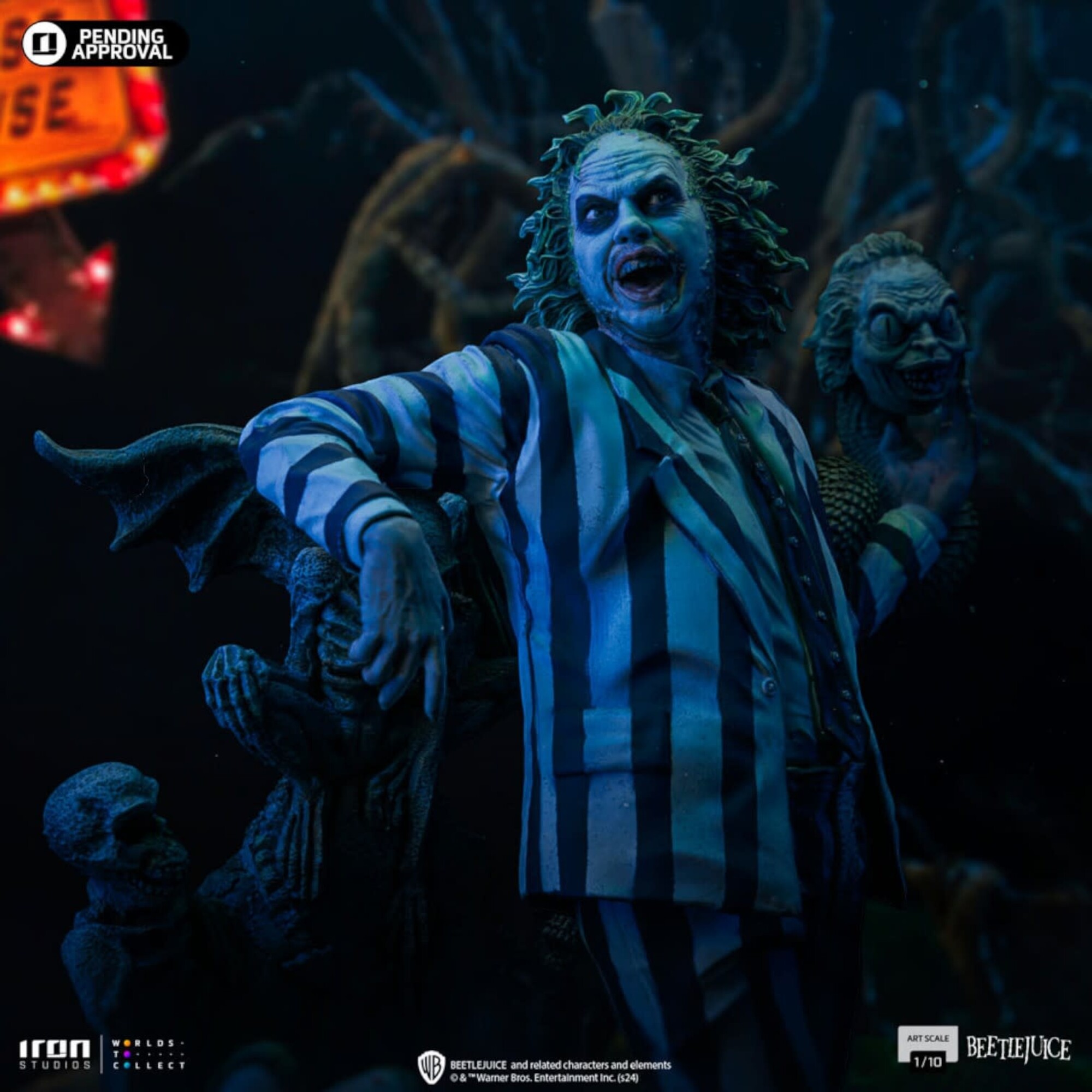 Beetlejuice Art Scale Statue 1/10 Beetlejuice 19 cm - Fans