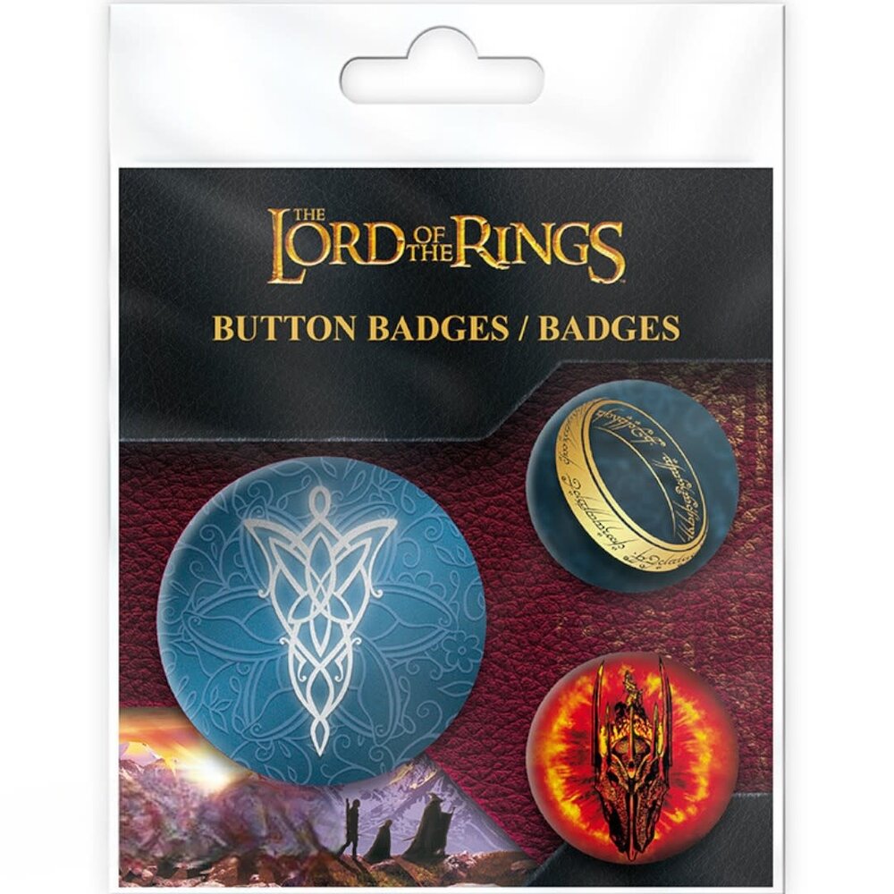 LORD OF THE RINGS - Badge Pack - Middle Earth - Fans