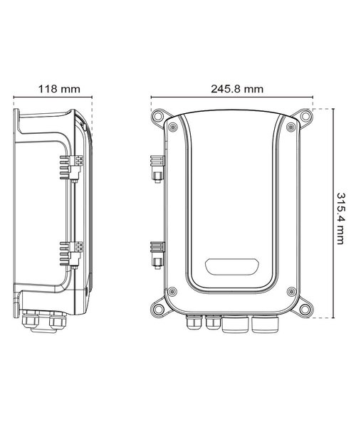 Aetek Industrial Outdoor 4*60W PoE, 2*SFP, 2*RJ45 L2 Plus Managed Swit
