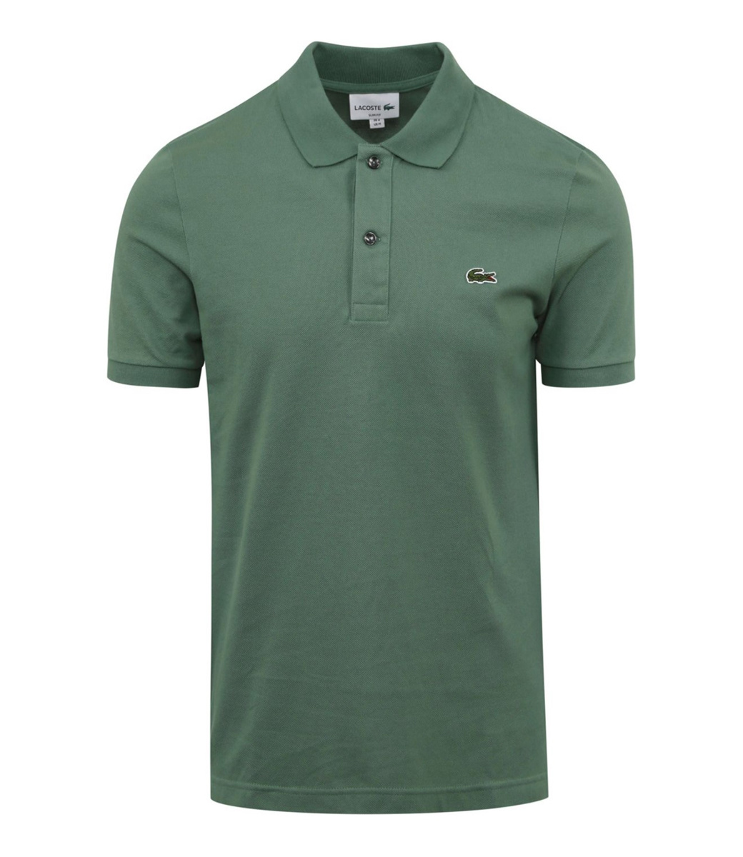 Lacoste slim fit groen polo PH4012 11 KX5 1HP3 Men polo ash tree - Shirtsupplier.nl