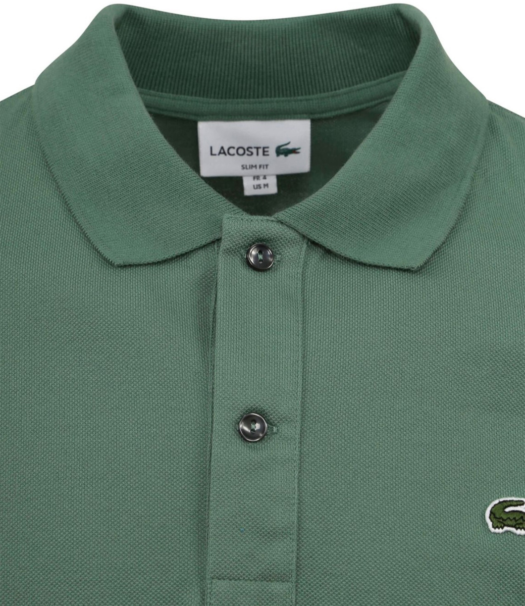 Lacoste slim fit groen polo PH4012 11 KX5 1HP3 Men polo ash tree - Shirtsupplier.nl
