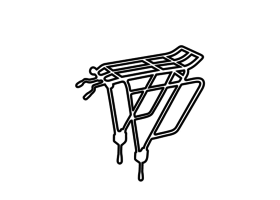 M Part M Part MIK Pannier Rack Stays Long 250mm - 360 Cycles