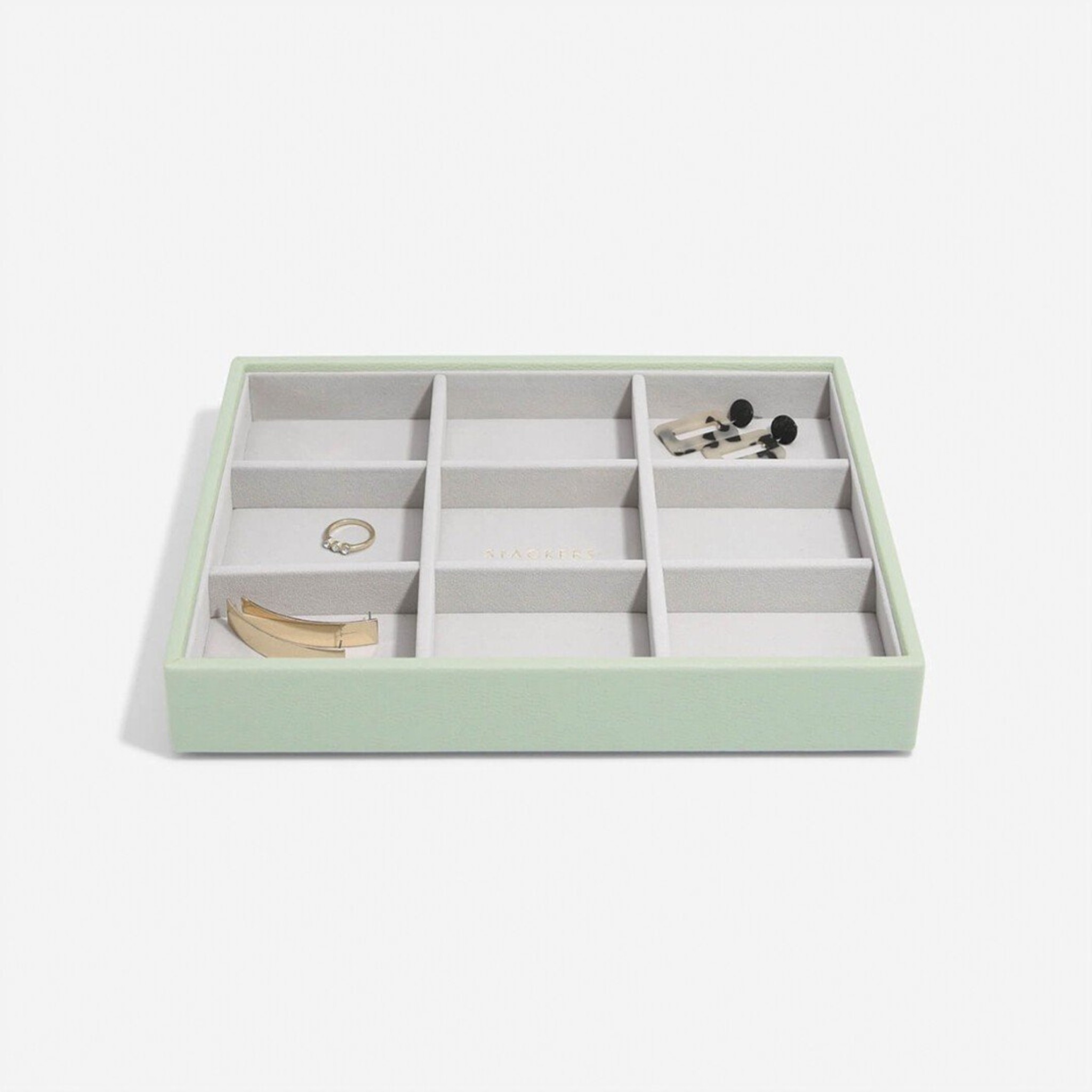 Stackers - Sage Green - Classic - 25 section | Bizou - Bizou