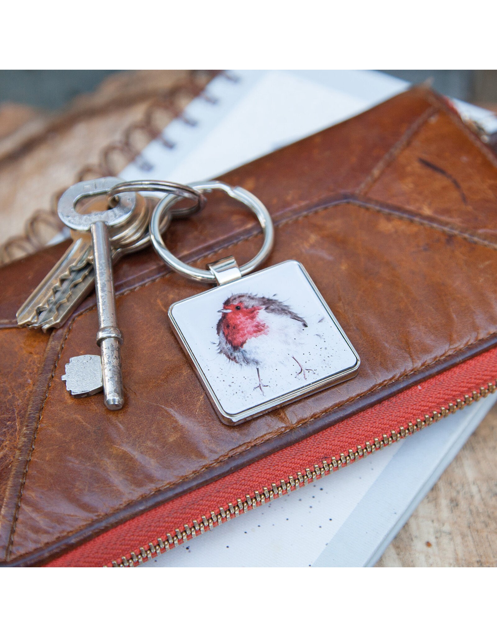 Wrendale Designs - Sleutelhanger - The Jolly Robin | Bizou - Bizou